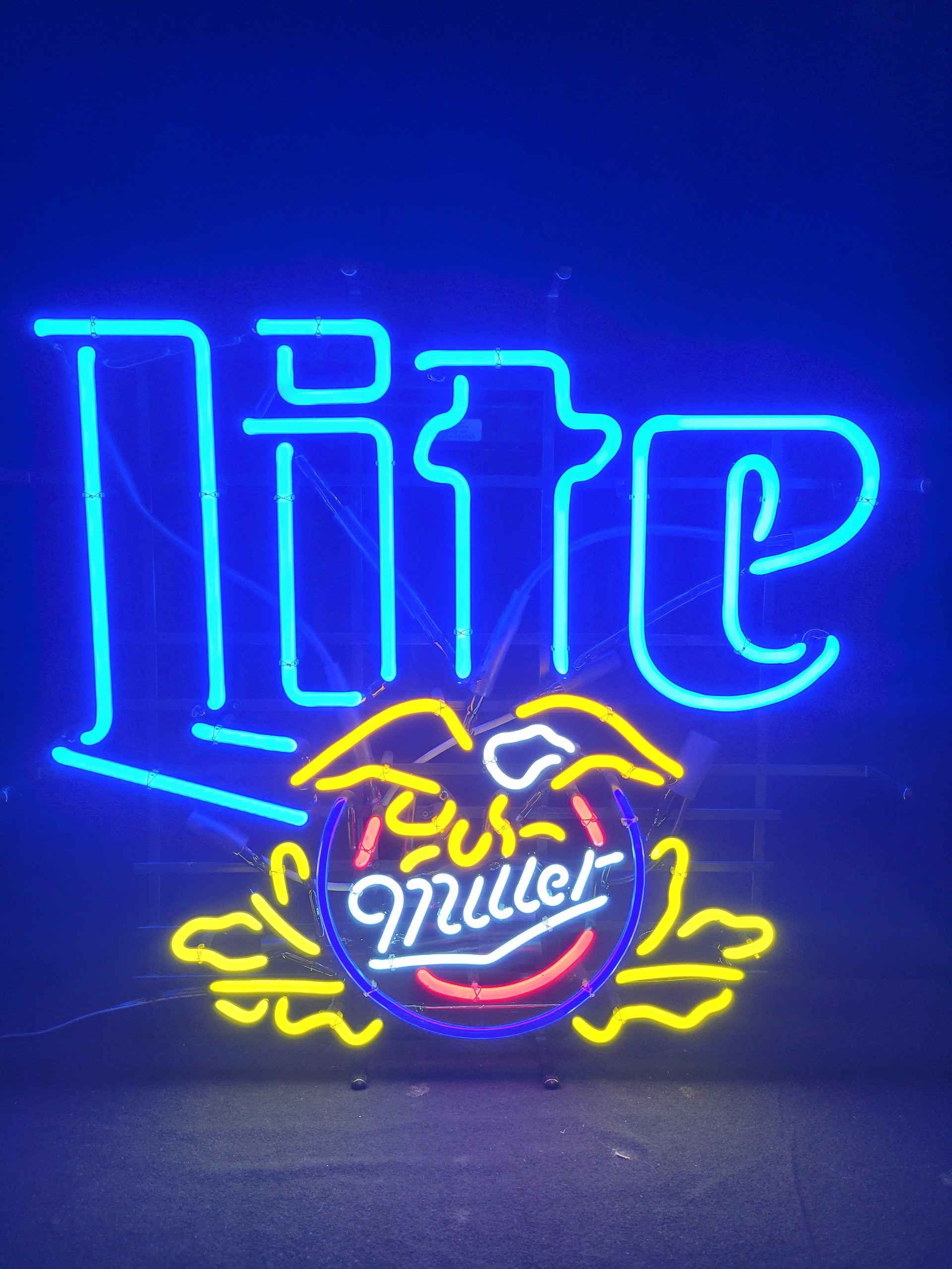 Lite Miller Crest Neon Sign – Pub Decor